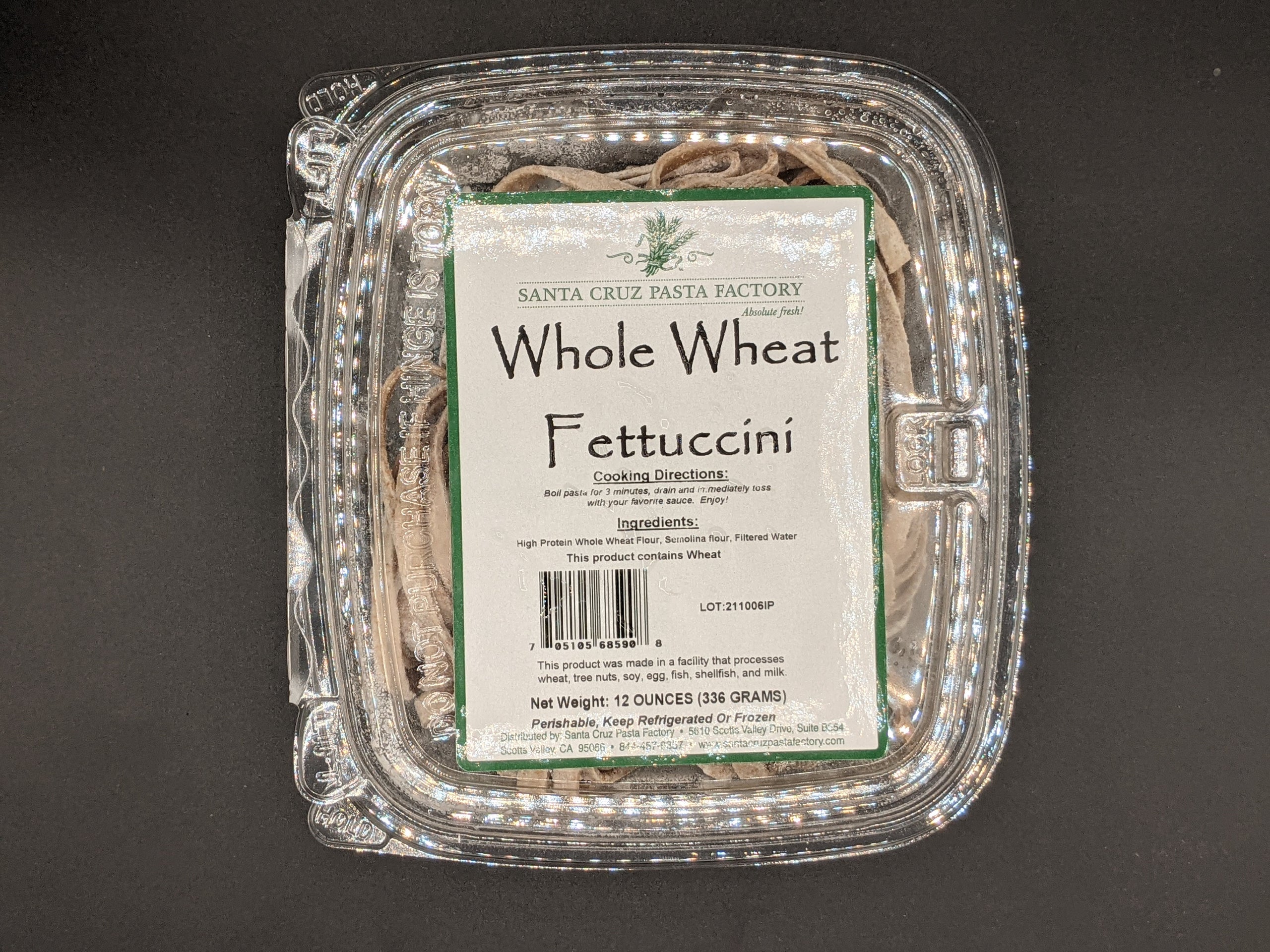 Fresh whole wheat pasta | Neto Sausage / Santa Cruz Pasta Factory