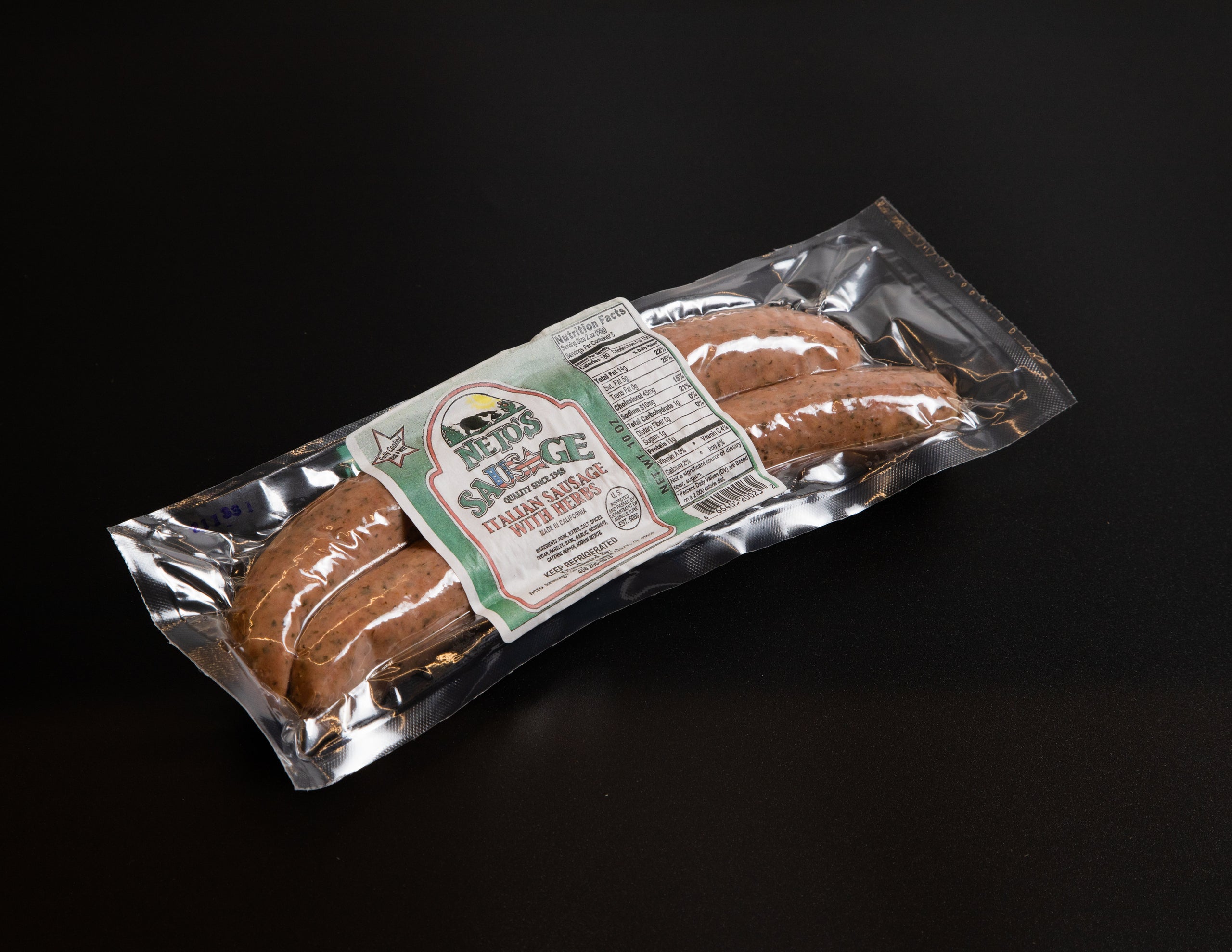 Italian Sausage with herbs | Neto Sausage / Santa Cruz Pasta Factory