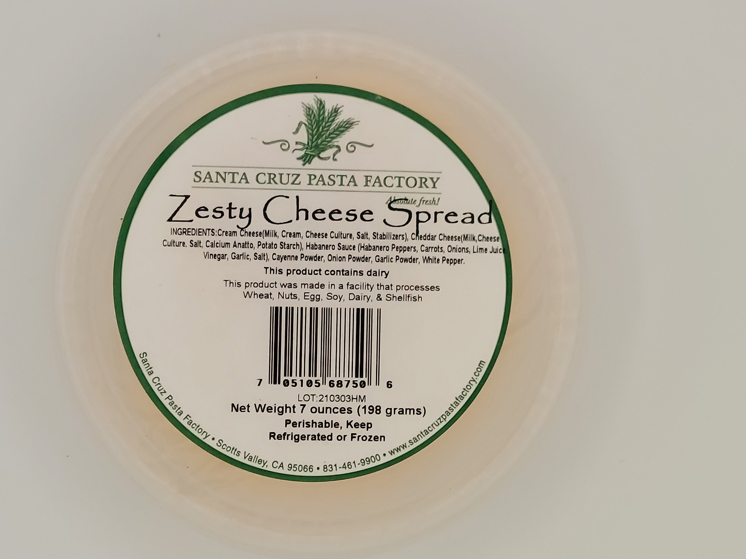 Homemade Spicy Habanero Cheese Spread | Neto Sausage / Santa Cruz Pasta ...